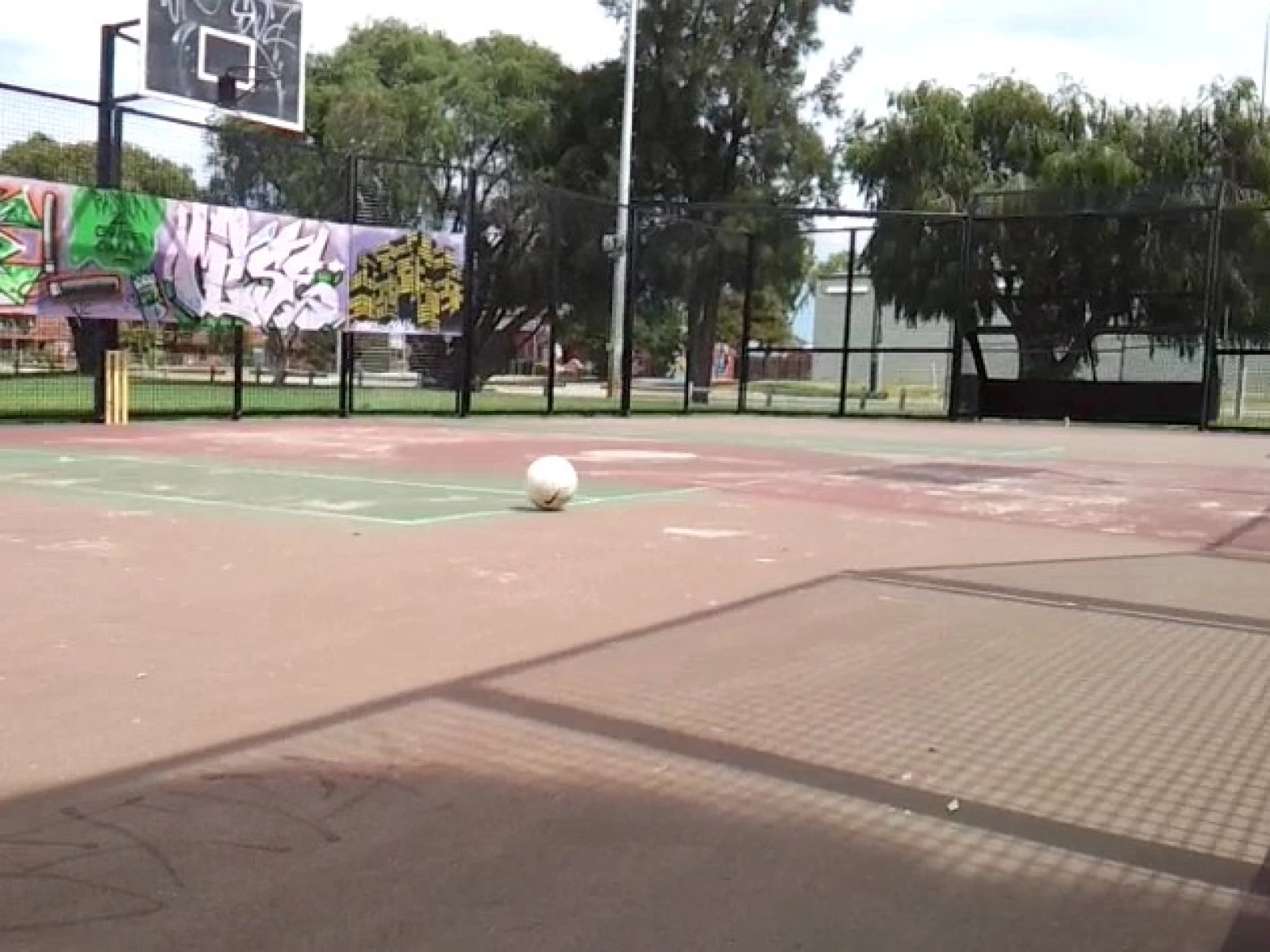 Rockingham City Basketball Court: Anniversary Park Cage – Courts of the ...