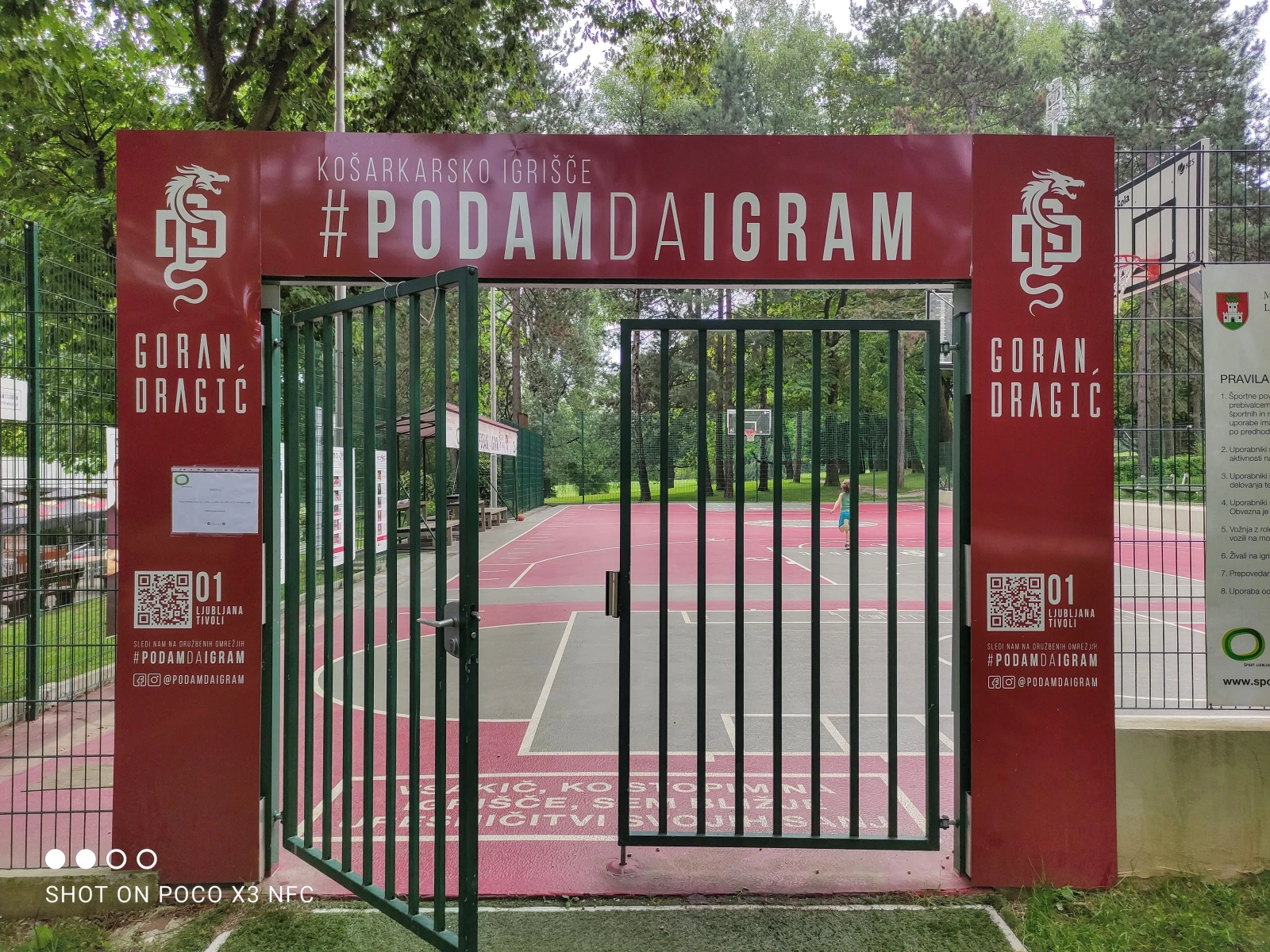Ljubljana Basketball Court: Tivoli Park – Courts of the World