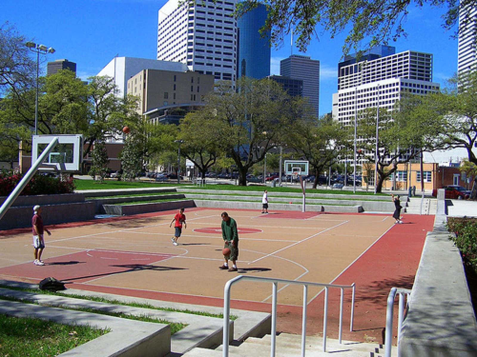 Houston, TX Basketball Court: Root Memorial Park – Courts of the World