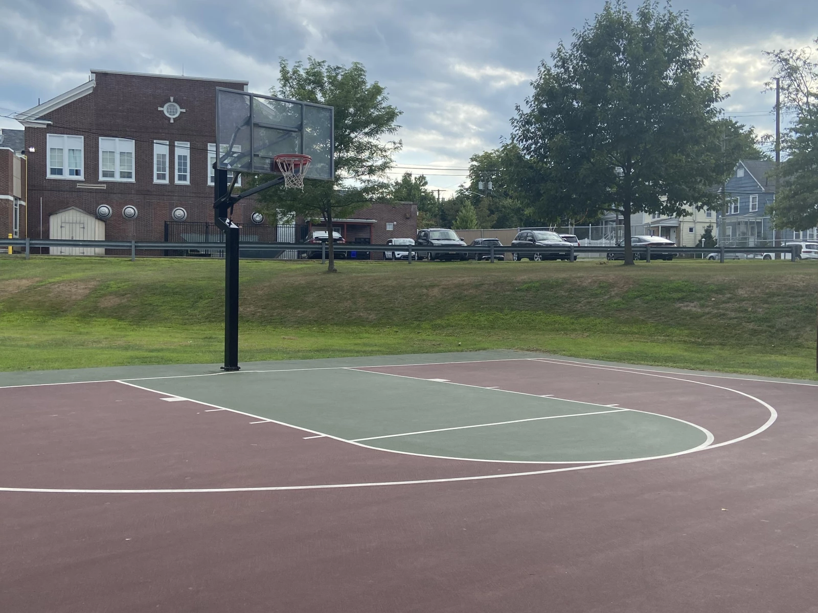 Verona, NJ Basketball Court: HBW Middle School Basketball Court ...