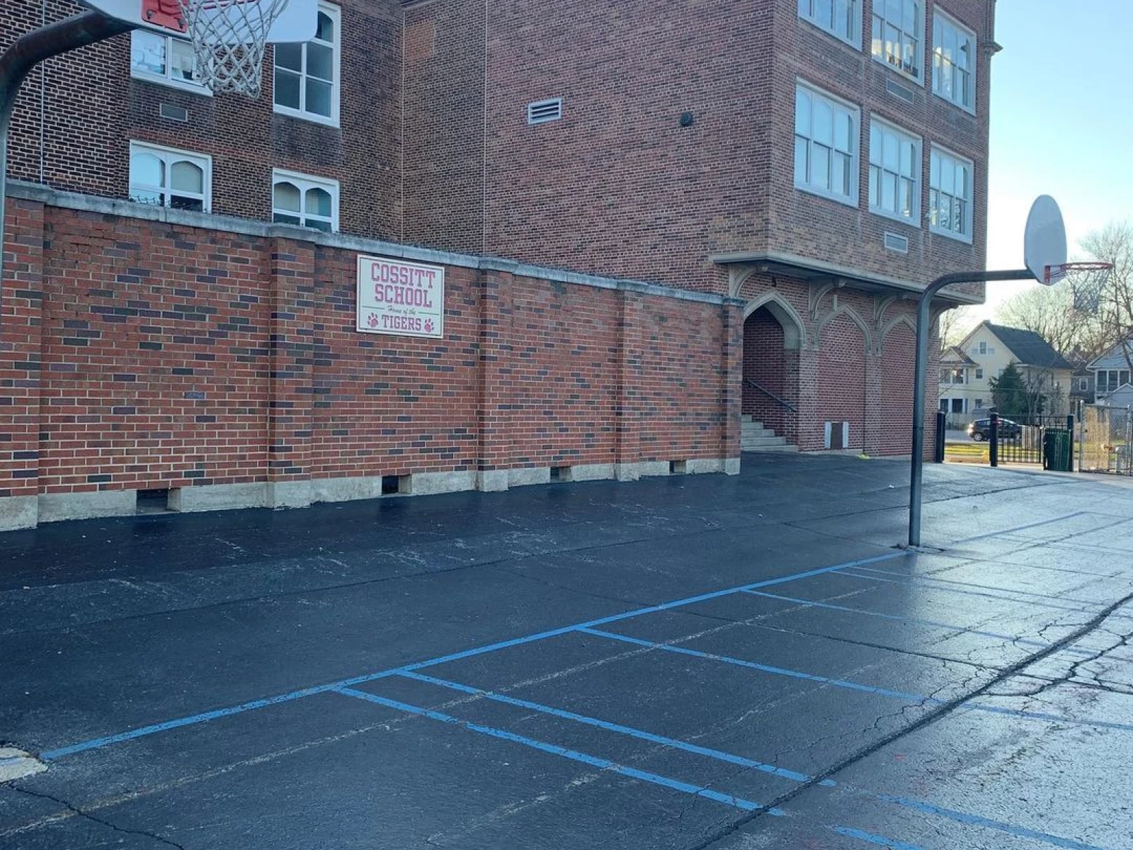 La Grange, IL Basketball Court: Cossitt Ave Elementary School – Courts ...