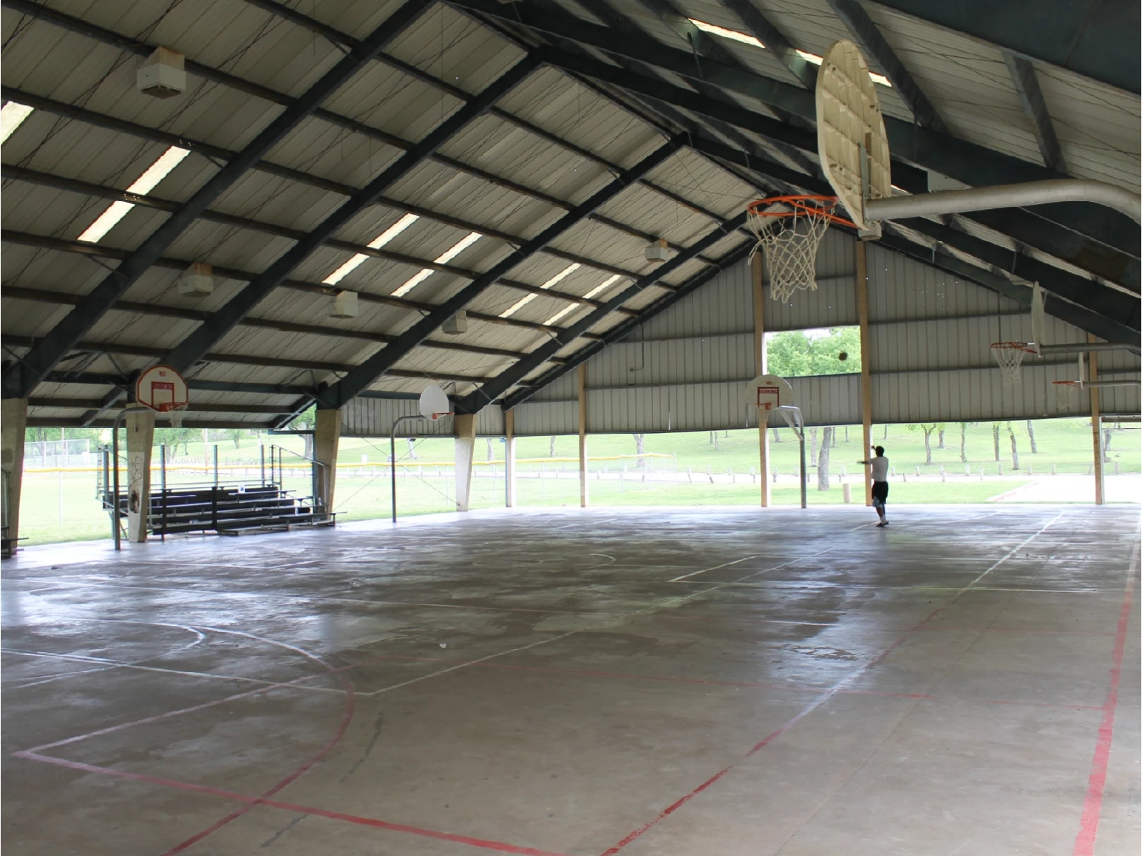 Dallas, TX Basketball Court: Arcadia Park - Basketball Pavilion ...