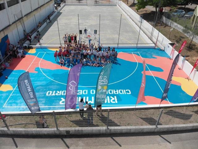 Rio Maior Basketball Court: Campo 3x3 BasketArt "Rio Maior Cidade do ...