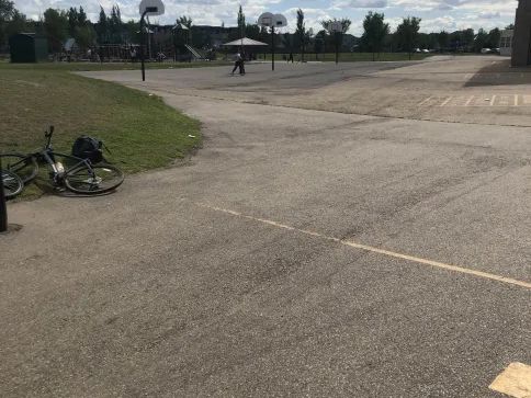 Edmonton Basketball Court: Elizabeth Finch School – Courts of the World