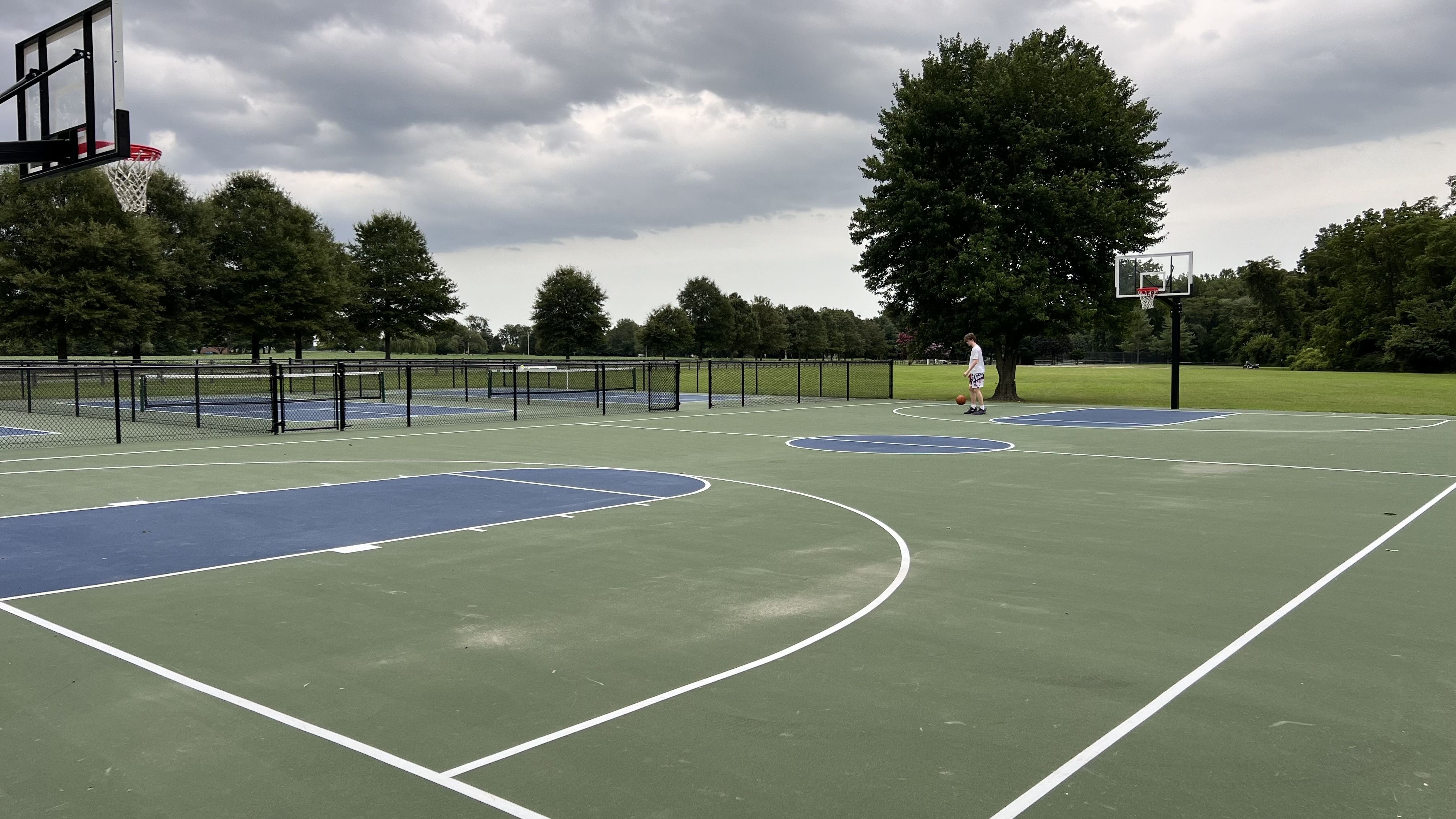 Chestertown, MD Basketball Court: Roundtop Park – Courts of the World