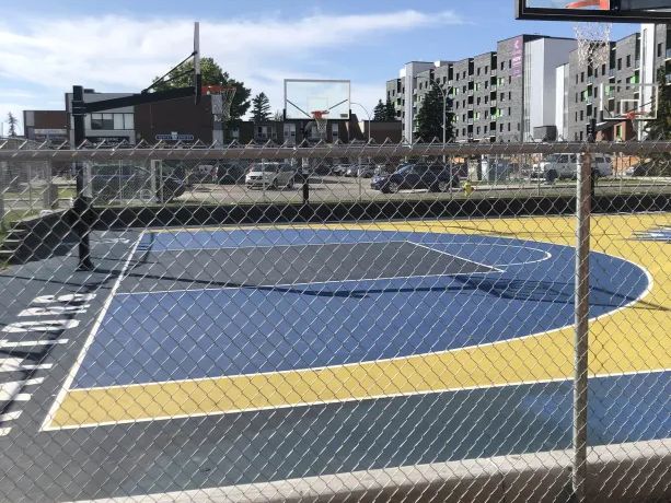 Londonderry School Basketball Courts – Basketball Court in Edmonton ...