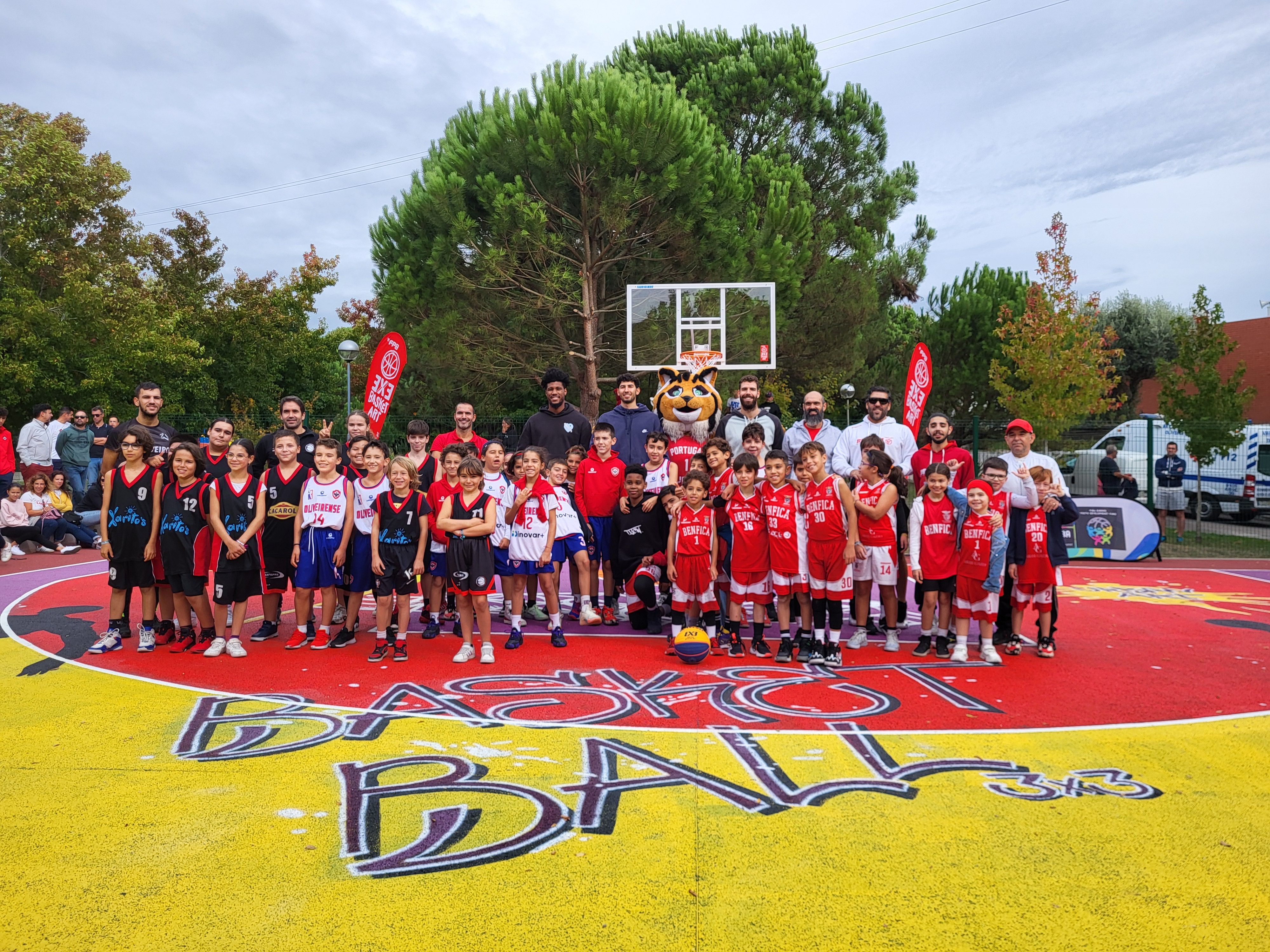 3x3 BasketArt Oliveira de Azemeis by Salomé Pinho – Basketball Court in ...