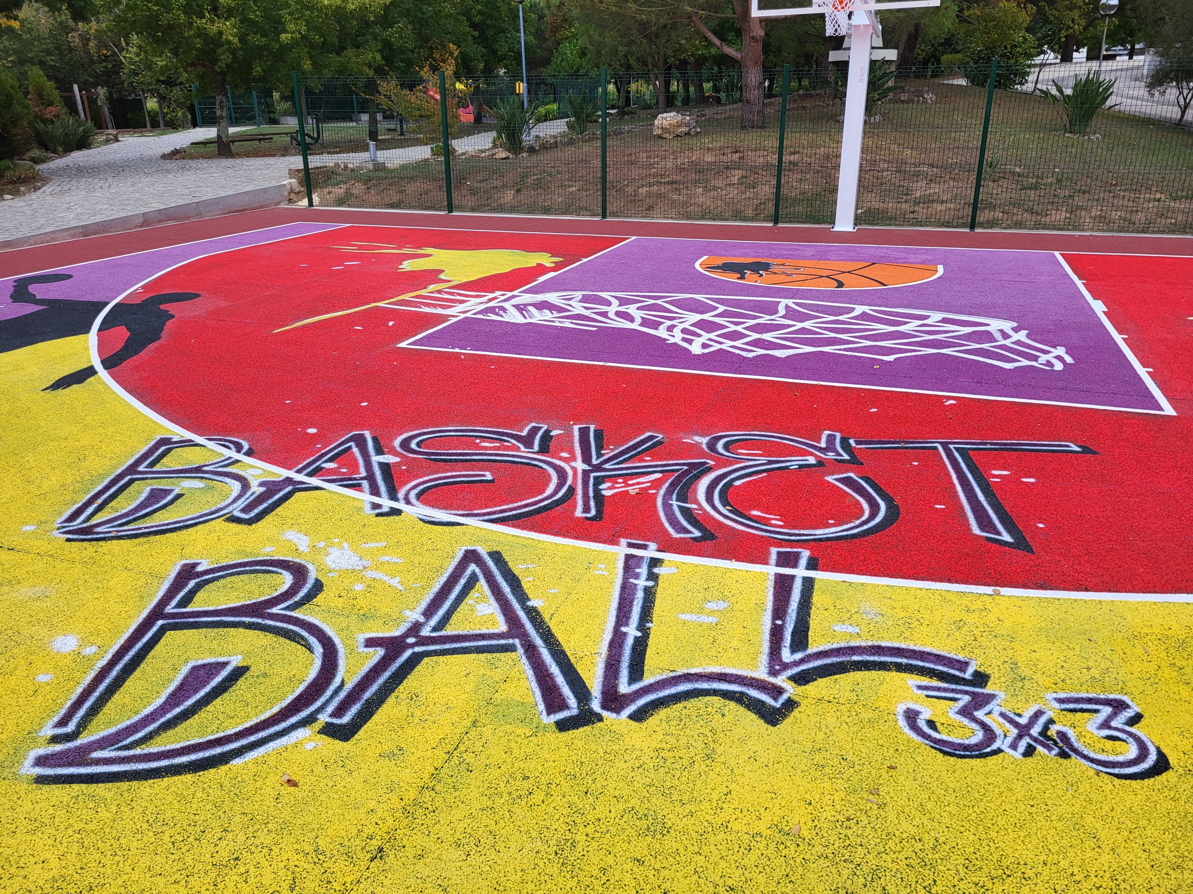3x3 BasketArt Oliveira de Azemeis by Salomé Pinho – Basketball Court in ...